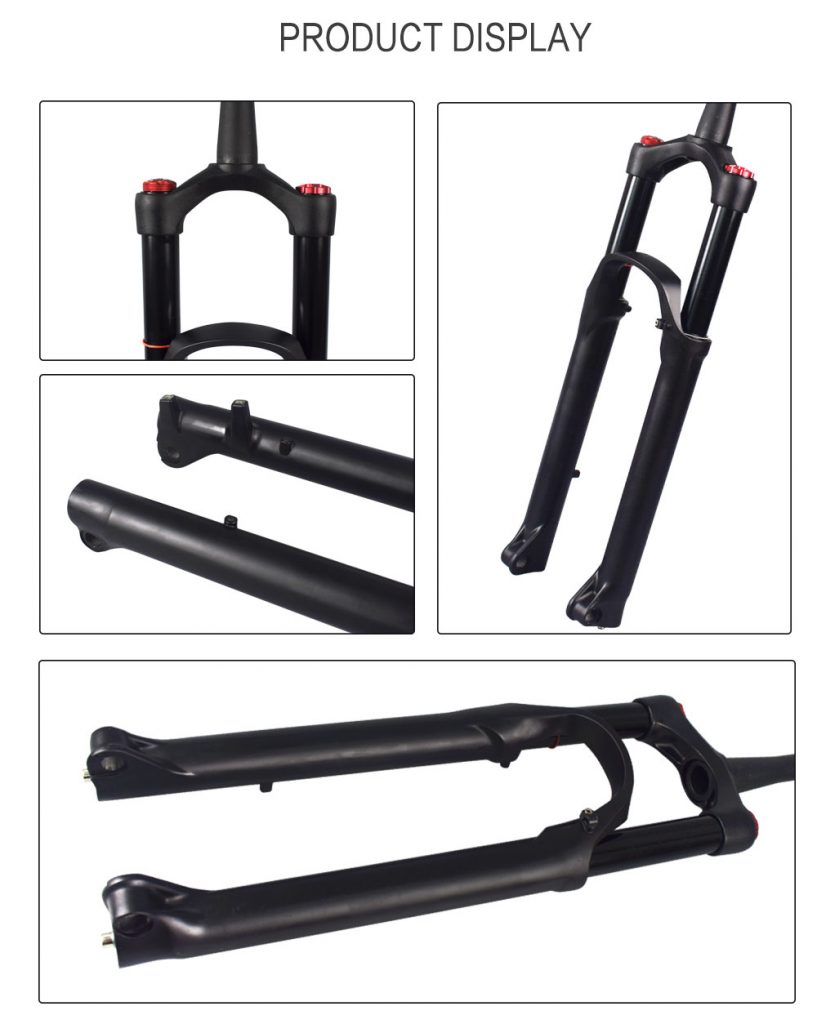 YFMF015 29er Bicycle Front Suspension Fork With Steel Materials Matt ...