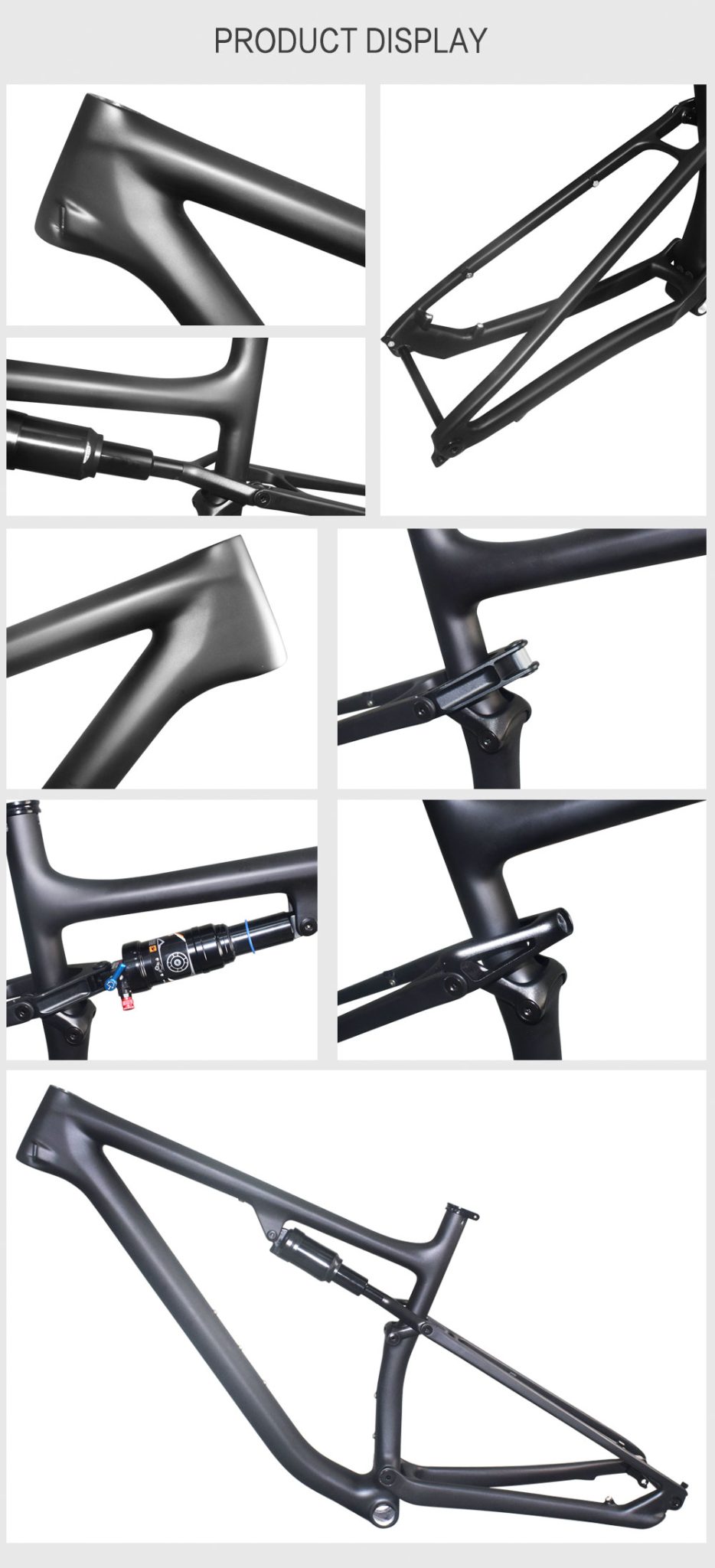 YFM059 Airwolf 29ER BOOST Carbon Mtb Frame 148*12mm Full Suspension ...