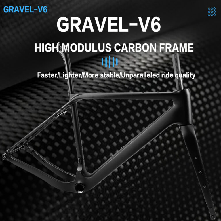 AIRWOLF YFR056 700C All Internal Cable Carbon Gravel Bike Frame Without ...