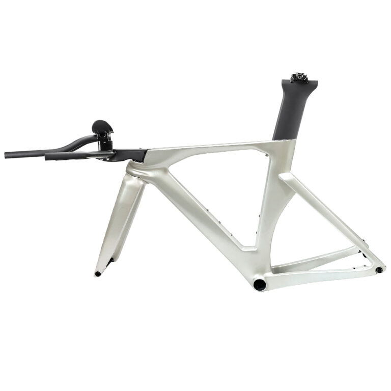 AIRWOLF YFT058 700C Road Carbon Frame BB386 Pearl White Time Trial ...
