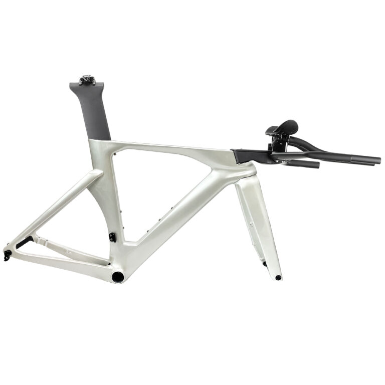 AIRWOLF YFT058 700C Road Carbon Frame BB386 Pearl White Time Trial ...