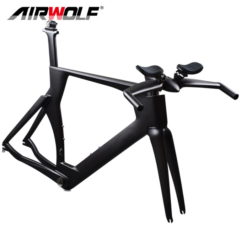 AIRWOLF YFT016 Light Weight Carbon Aero Time Trial Bike Frame UD BB86 ...
