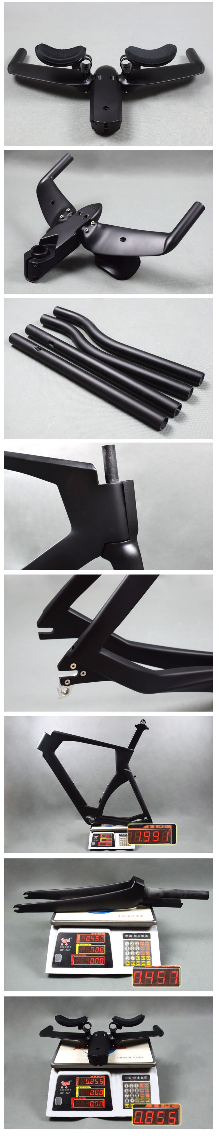 AIRWOLF YFT016 Light Weight Carbon Aero Time Trial Bike Frame UD BB86 ...