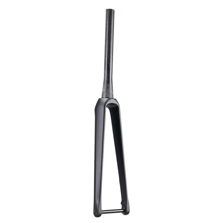 AIRWOLF 700C Road Bike Carbon Fibre Front Fork Tapered Tube Carbon Disc ...