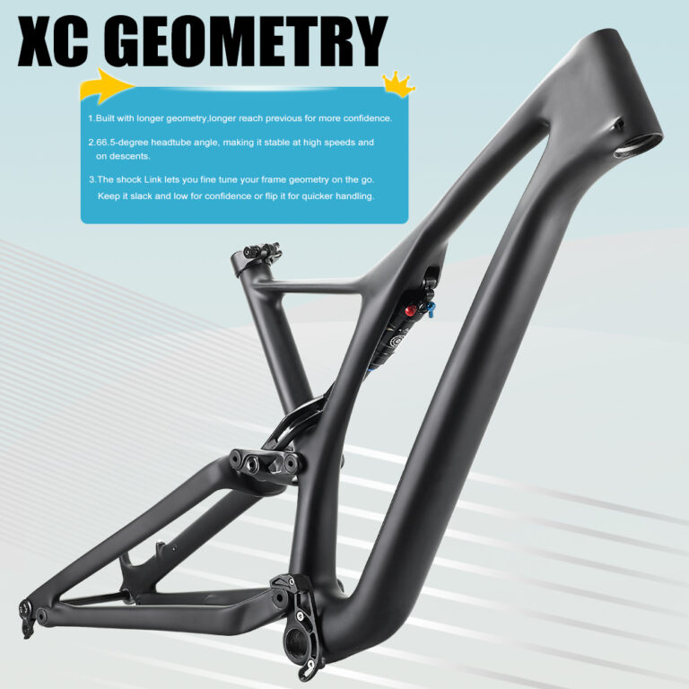 AIRWOLF 29ER Full Suspension Mountain Bike Frames BSA Carbon Frame ...