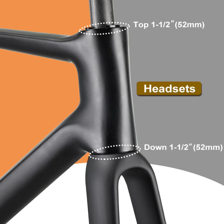 AIRWOLF Carbon Road Frame Disc Brake Full Inner Cable Routing Bicycle ...