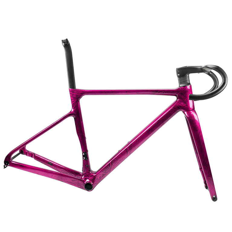 AIRWOLF YFR066 Climbing Carbon Road Disc Brake Frame With Integrated ...