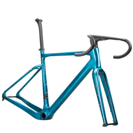 AIRWOLF Carbon Gravel Road Frame 700*45C Max Tire Disc Brake Road Frame ...